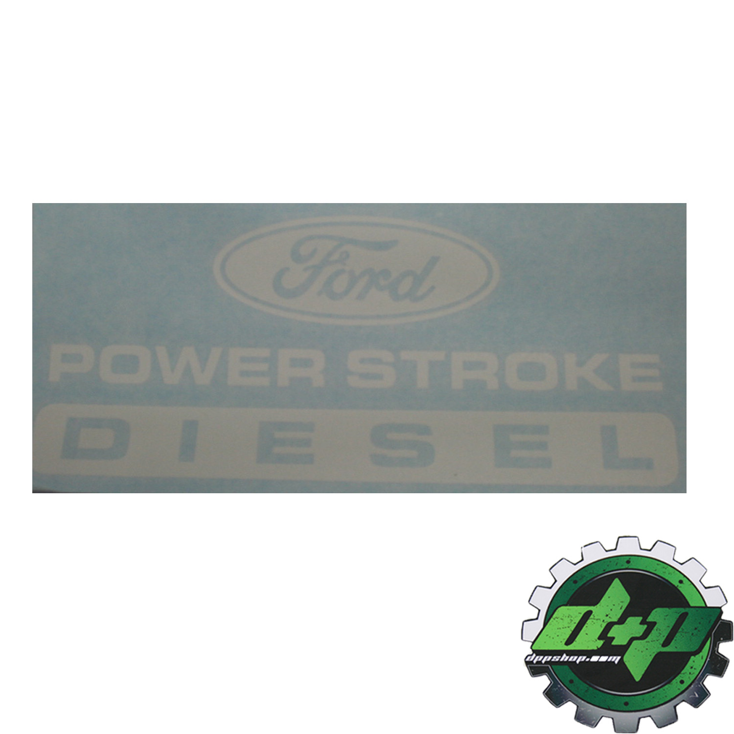 Ford Powerstroke diesel vinyl decal window sticker white wall truck (9. ...