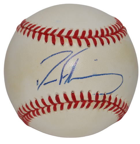 DAVE FLEMING signed AL Official baseball (SEATTLE MARINERS) KC Royals W ...