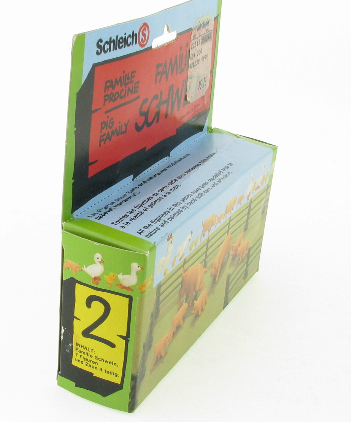 SCHLEICH 12730 Familie Schwein + Zaun in OVPBauernhof Tierfamilie Pig ...