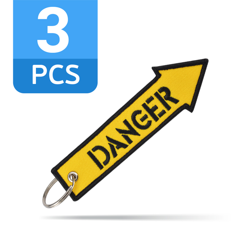 Hoonigan Strap Danger Auto Nuke Drift JDM Fabric Keyring Car Gift 3 PCS ...