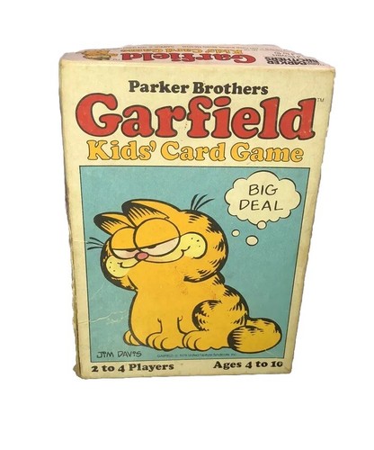Vintage Parker Brothers Garfield Kids' Card Game 1978 COMPLETE | eBay
