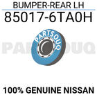 850176TA0H Genuine Nissan BUMPER-REAR LH 85017-6TA0H | eBay