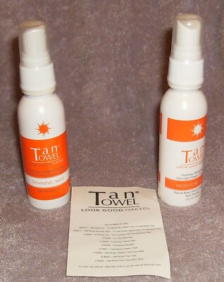 TAN -OWEL SELF-TAN TANNING MIST quick sun tan 2 OZ MOISTURE MIST ...