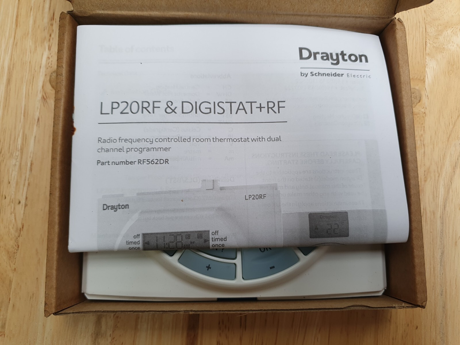 Drayton LP20 RF Digital Thermostat for sale online | eBay