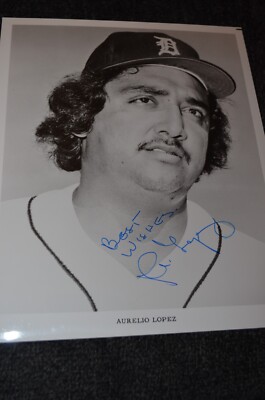 Aurelio Lopez VINTAGE Signed 8x10 Photo Detroit Tigers | eBay