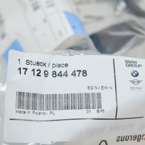 NEW BMW 5 G30 UPPER INNER ENGINE COOLANT PIPE 17129844478 ORIGINAL | eBay