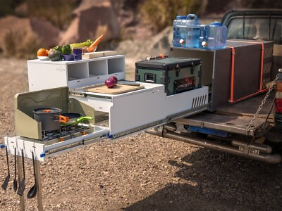 XK Overland Kitchen Box WD1511 All-in-One Camping for Pickup Truck | eBay