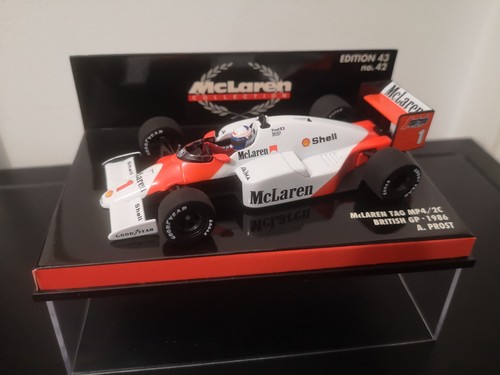 A. PROST 1986 MCLAREN MP4/2C WORLD CHAMPION F1 MINICHAMPS MINIA 1/43 ...