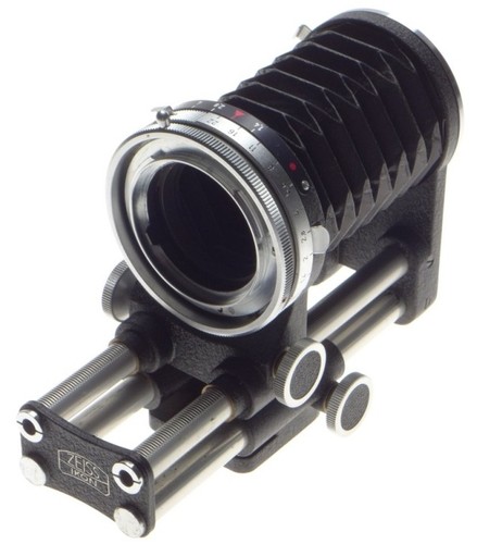 ZEISS CONTAREX lens bellows close focus macro compendium attachment ...