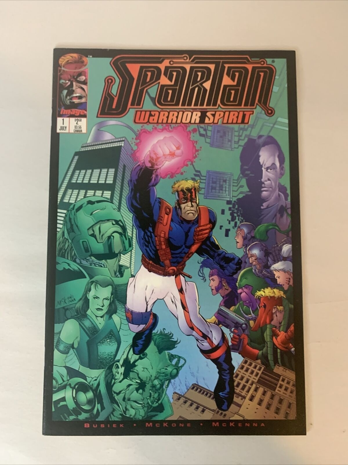 Spartan Warrior Spirit #1 1995 Image Comics Busiek McKone WildStorm NM ...