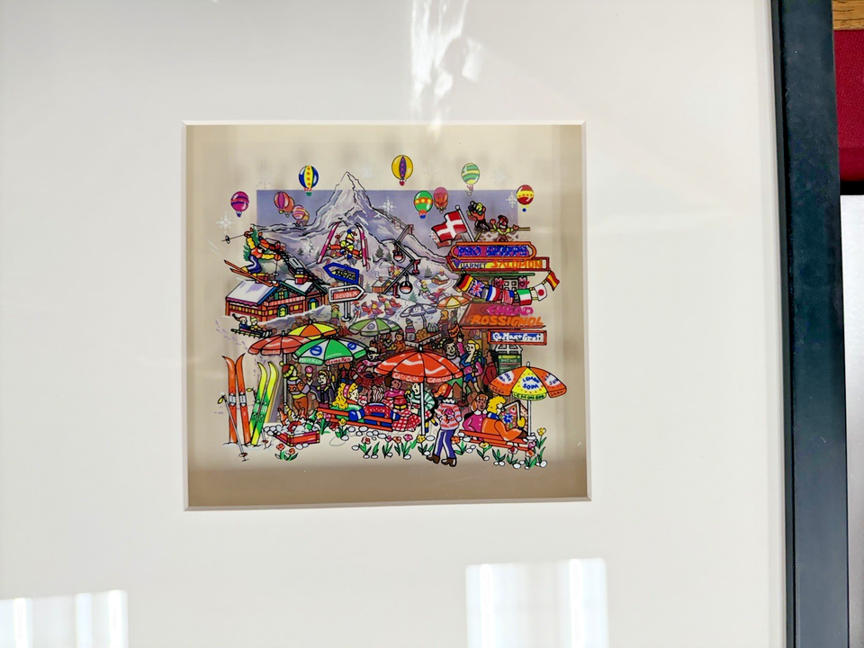 SUSANNAH MACDONALD SKIING 3D HAND SIGNED 1996 SILKSCREEN ART 198/325 | eBay