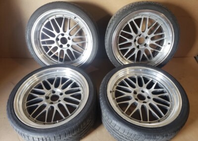 20 x 10 inch 5x112 et25 Varrstoen ES1 BBS LM style deep dish wheels for ...
