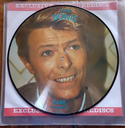 LP BOWIE Picture Disc Let's Talk/Rare interview ncb AR 300 10 ETAT TB ...
