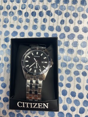 Citizen Mens Quartz Classic Quartz Silver Stainless Steel Watch 42 MM ...