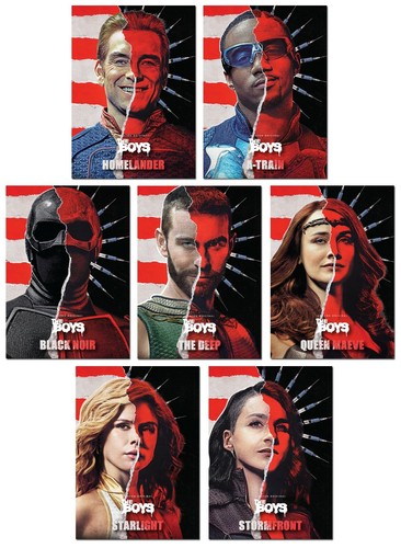 THE BOYS - Season 2 - 7 Card Promo Set - Homelander A-Train Starlight ...
