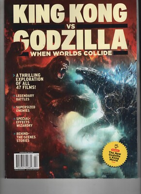 KING KONG VS GODZILLA WHEN WORLDS COLLIDE MAGAZINE 2024 A360 MEDIA | eBay