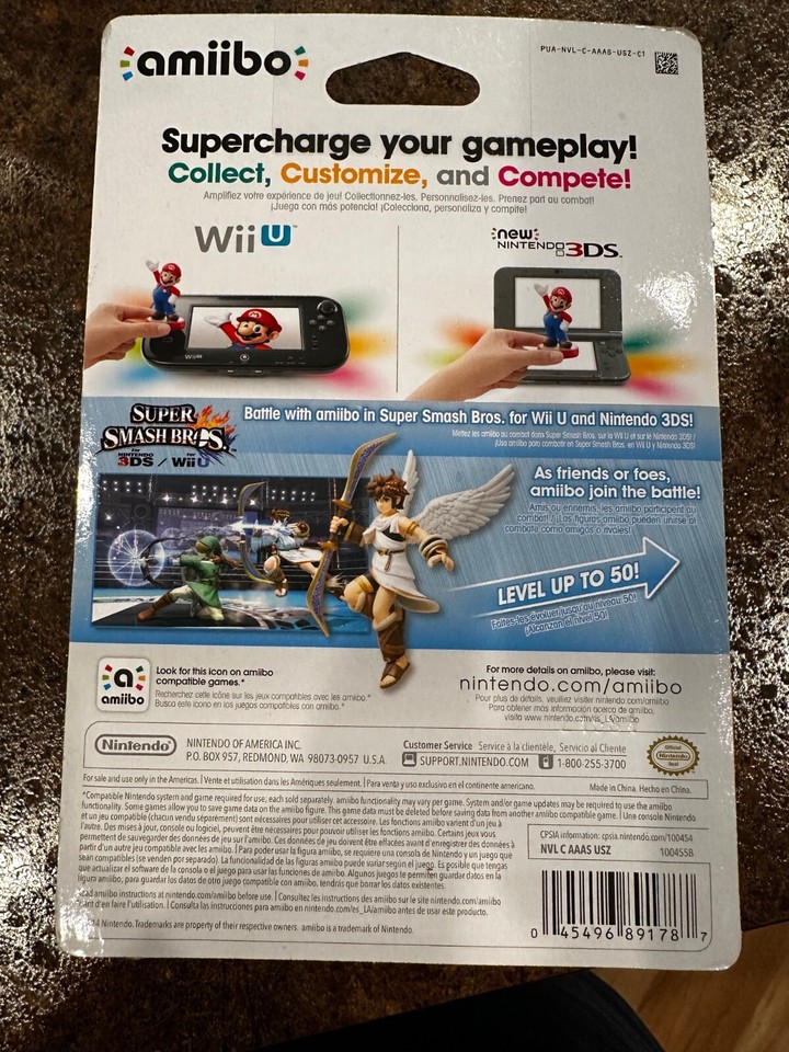 Nintendo Super Smash Bros Series Pit Kid Icarus Amiibo BNIB | eBay
