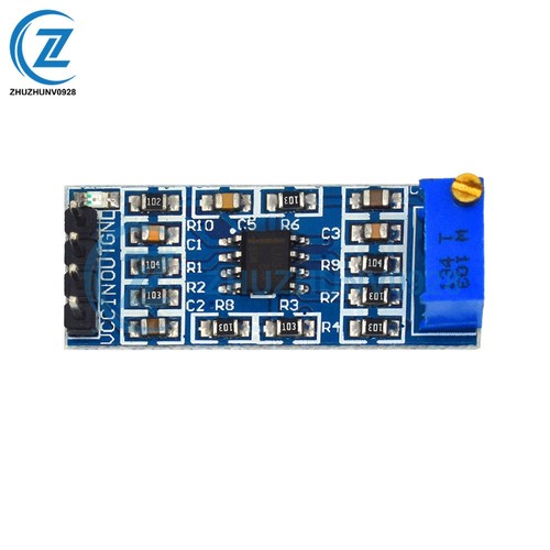 2PCS LM358 100 Times Gain Signal Amplification Operational Amplifier ...