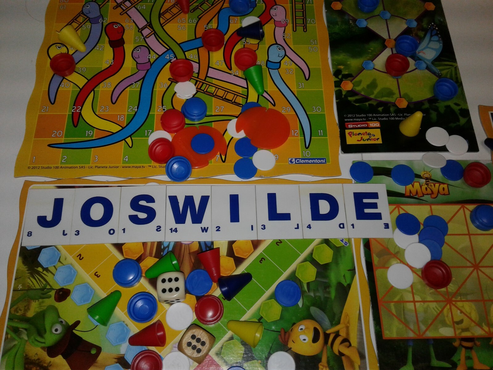 Maya l'Abeille - 30 Jeux classiques en trés bon état - Clementoni - dès ...