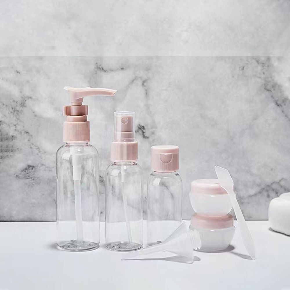 8pcs Empty Travel Bottles Set Portable Cosmetic Liquid Container Women ...