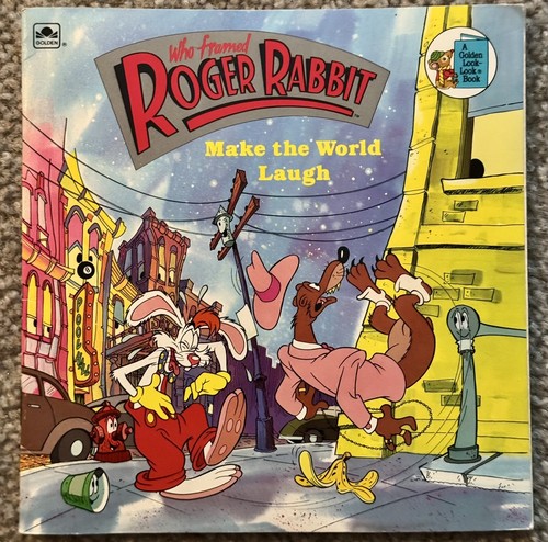 Who Framed Roger Rabbit Make the World Laugh A Golden Look Book 1988 ...
