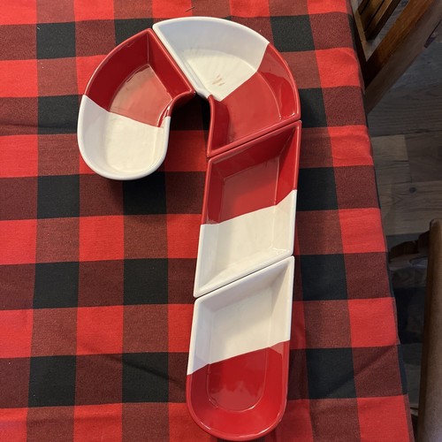 Candy Cane Shaped Candy Dish | eBay