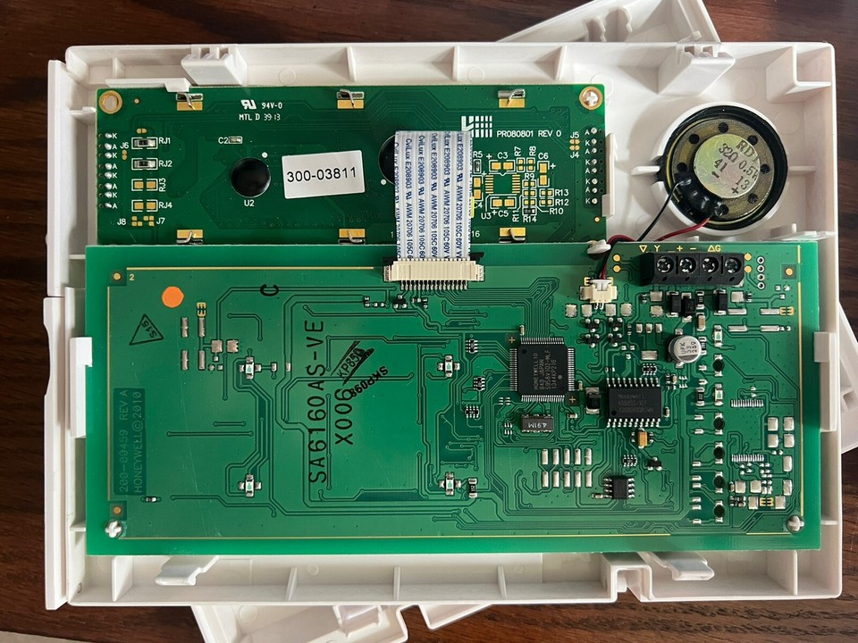 Honeywell 6160 Security Ademco Alpha Display Keypad - White ...