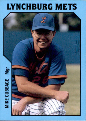 1985 Lynchburg Mets TCMA #1 Mike Cubbage Manager Baseball Card | eBay
