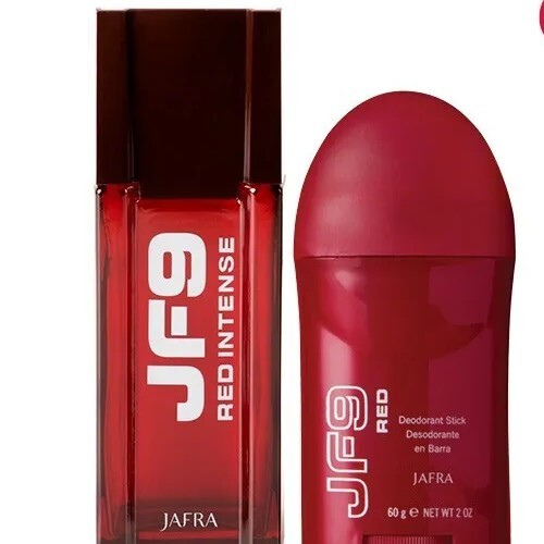Jafra JF9 Red Intense EDT For Men & JF9 Red Solid Stick Deodorant 2pc ...