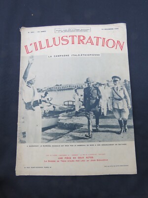 L'ILLUSTRATION 14 December 1935 Magazine Ads, Photo and Articles French ...