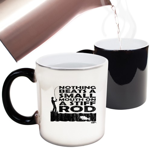 Fishing Nothing Beats A Small Mouth Stiff Rod Funny Mugs Colour ...