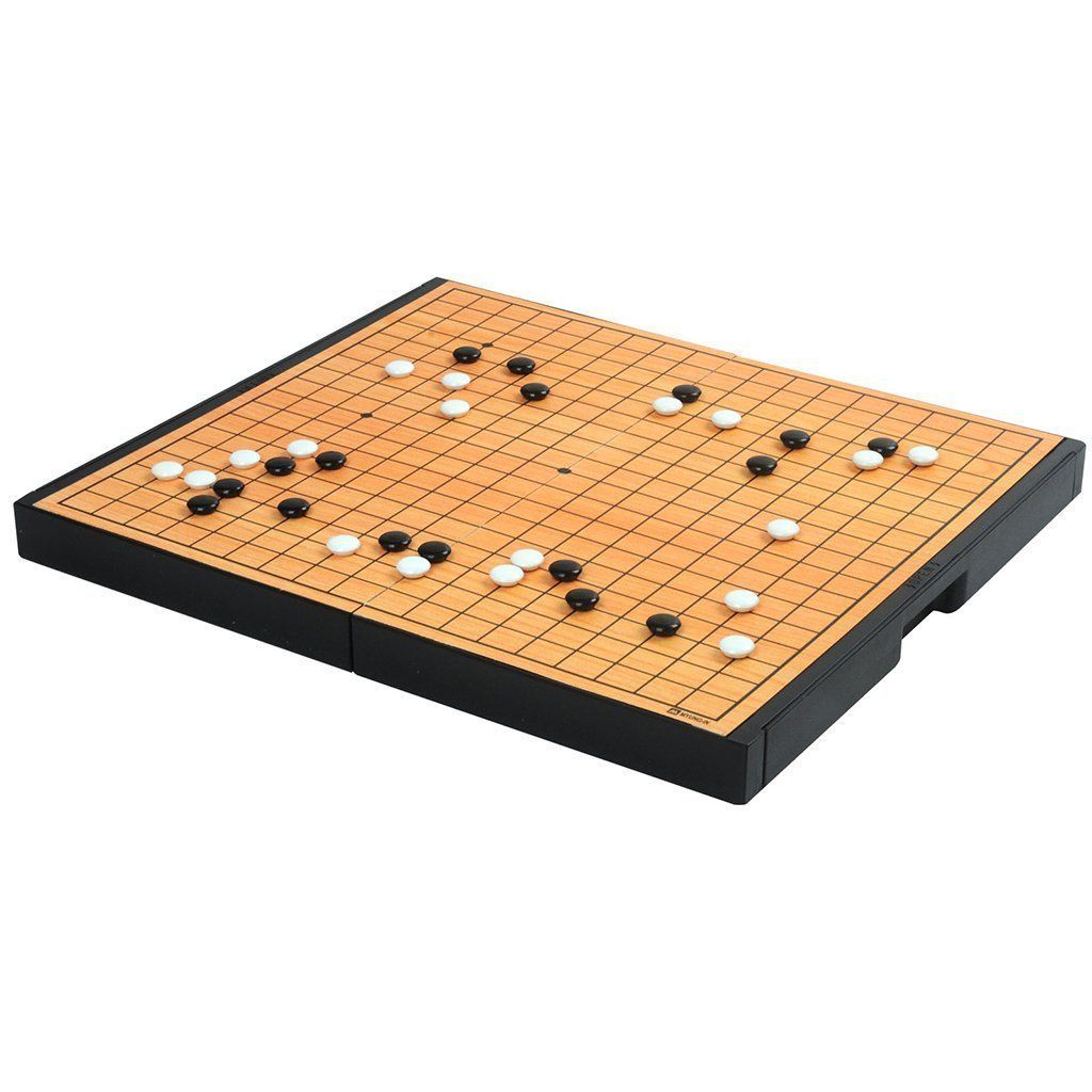 MYUNGIN Folding Magnetic Travel Go Weiqi Baduk Game Set Board Pieces ...