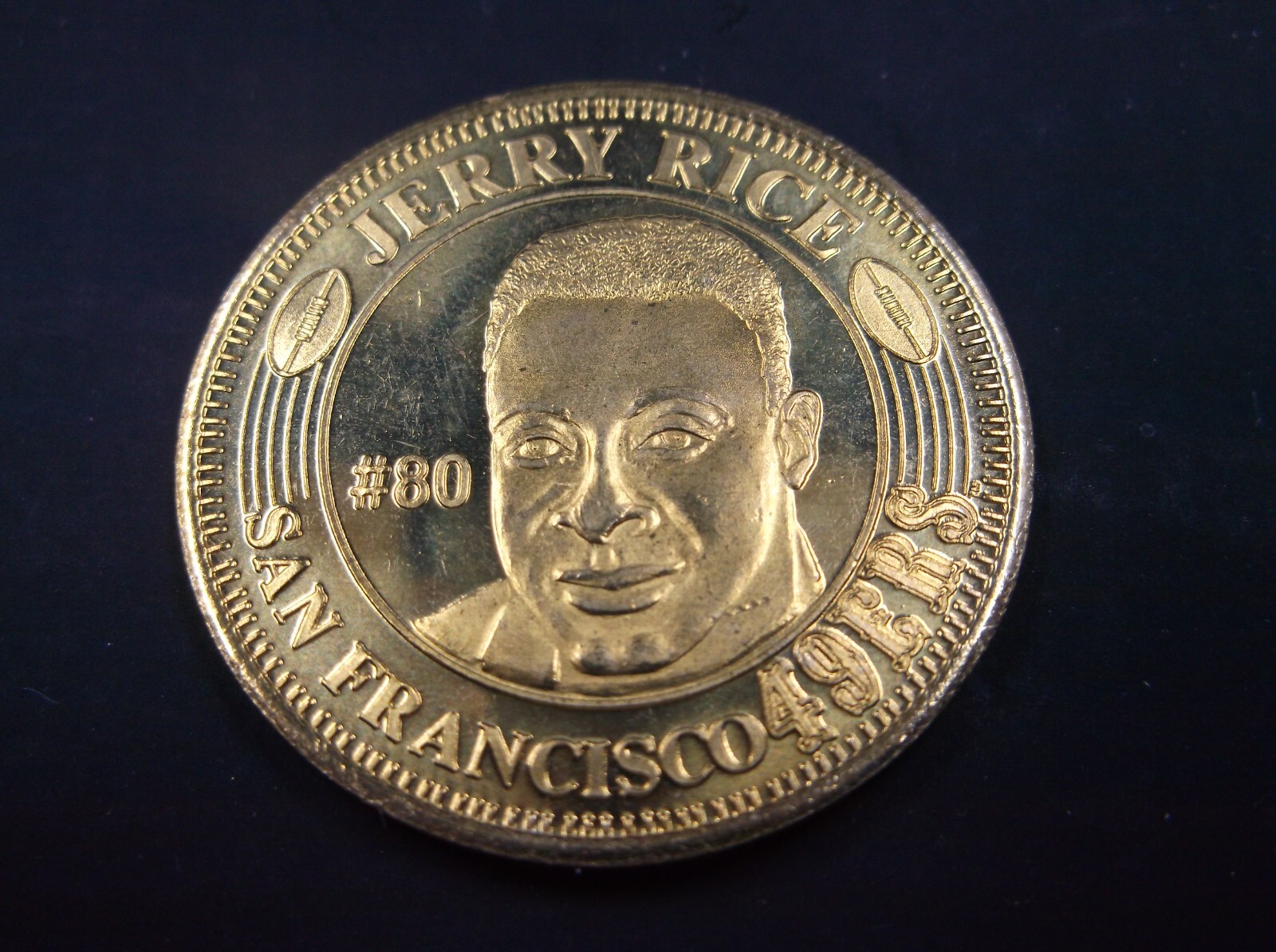 Pinnacle JERRY RICE Limited Edition Brass Coin | eBay