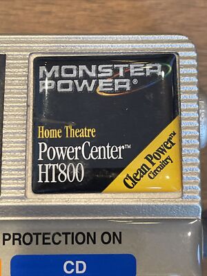Monster Power Home Theater Power Center Surge Protector HT800 Clean ...
