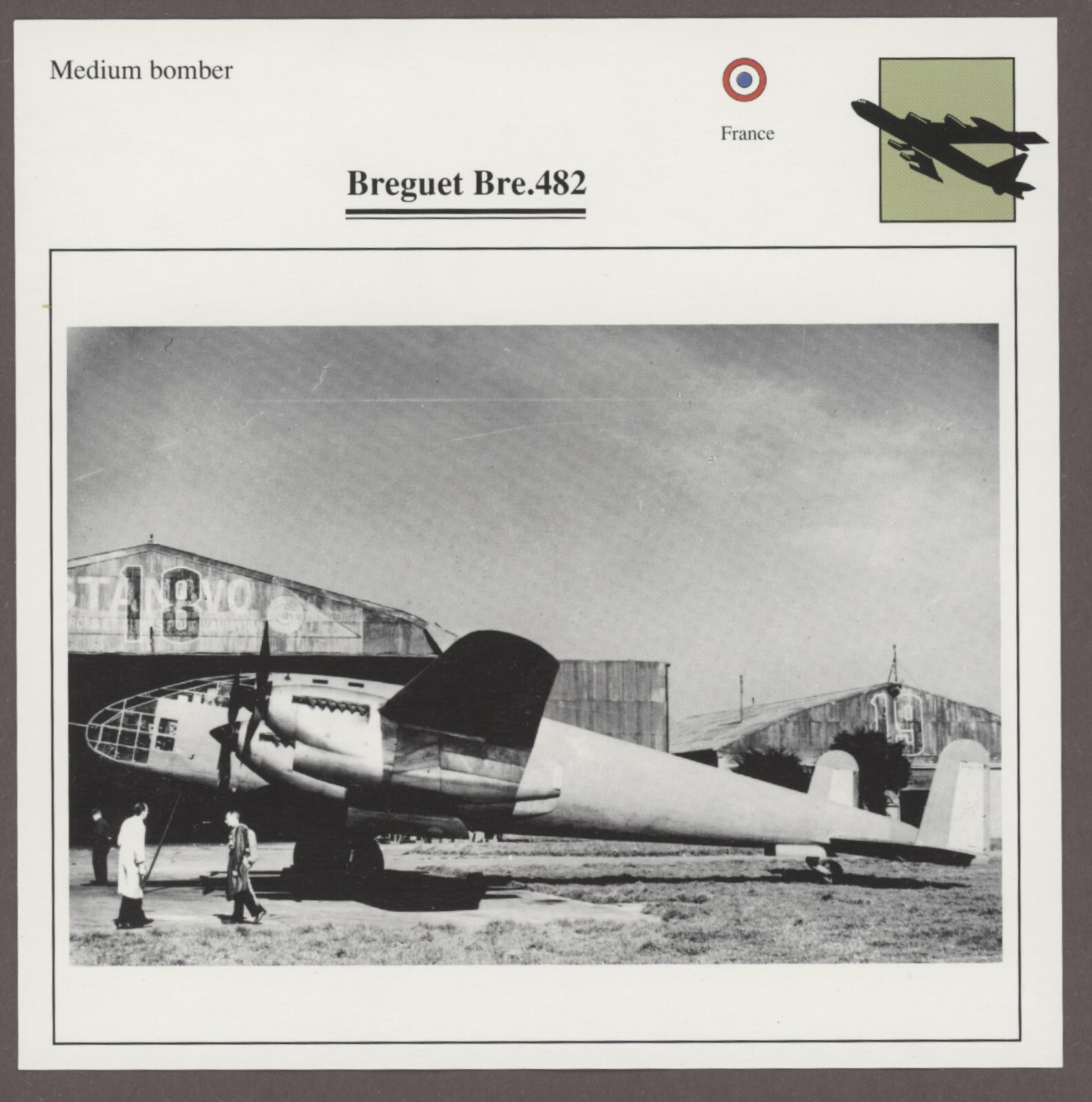 Breguet Bre.482 Edito Service Warplane Air Military Card France | eBay