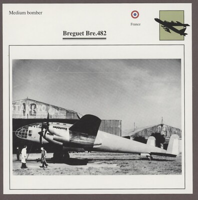 Breguet Bre.482 Edito Service Warplane Air Military Card France | eBay