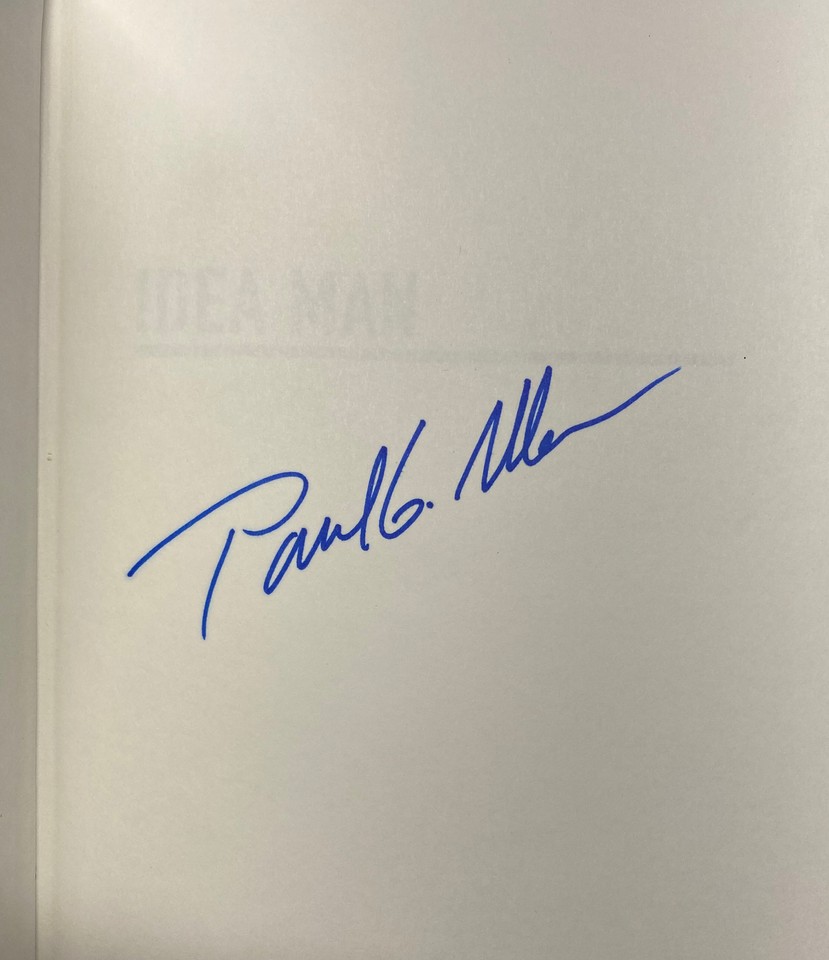 Paul ALLEN / Idea Man A Memoir by the Cofounder of Microsoft Signed 1st ...