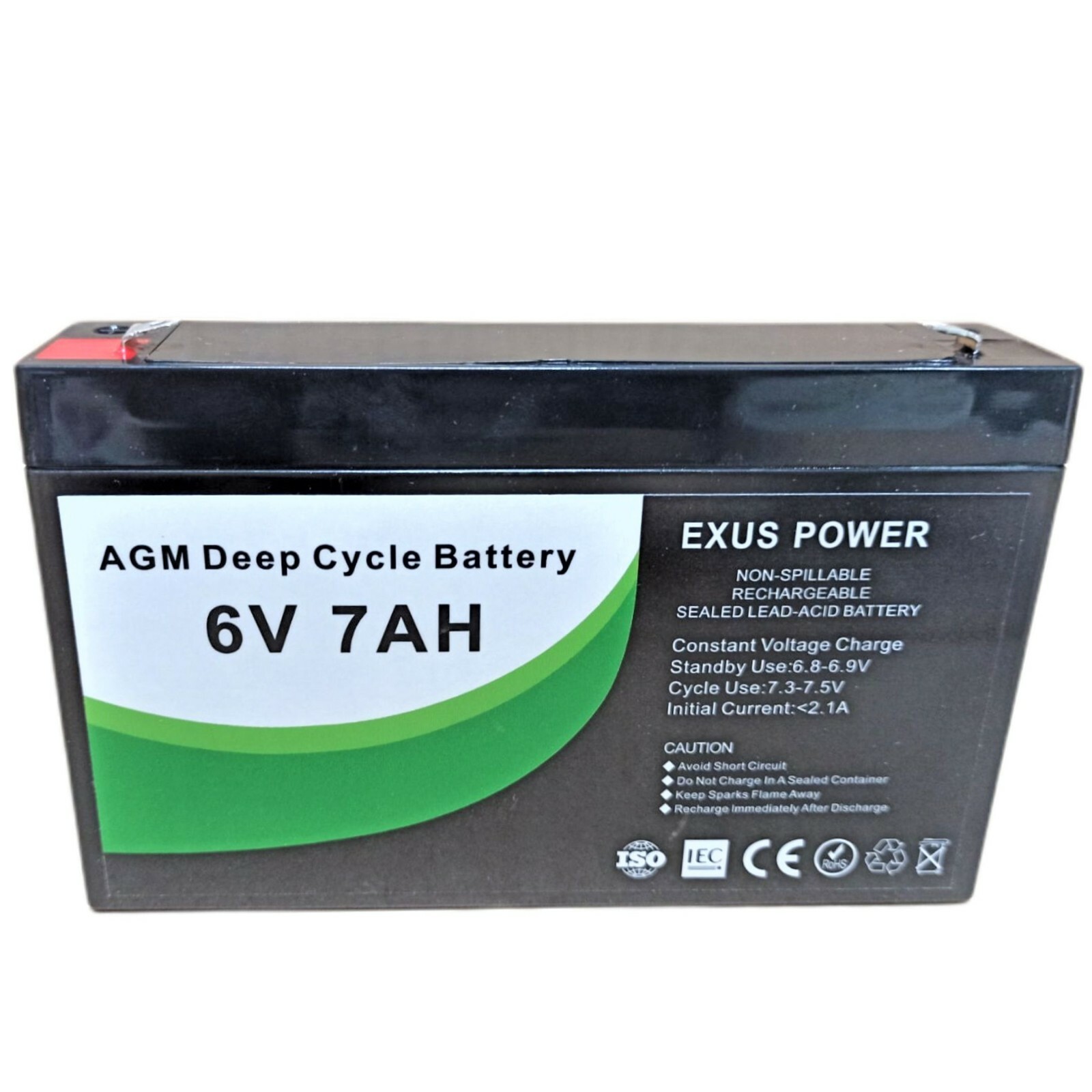 6V AGM Deep Cycle Battery SLA Sealed UPS APC Alarm Toy 4Ah 5Ah 6Ah 7Ah ...