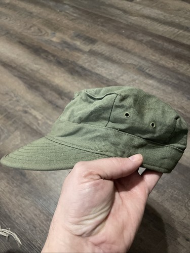 WW2-Korea USMC P44 HBT Cap Named And Mint Shape Dated 1952 | eBay