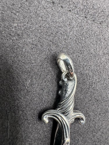 David Yurman Sterling Silver Waves Dagger Small Sword Pendant | eBay