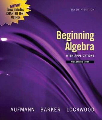 Beginning Algebra with Applications, Multimedia Edition (Available 2 ...