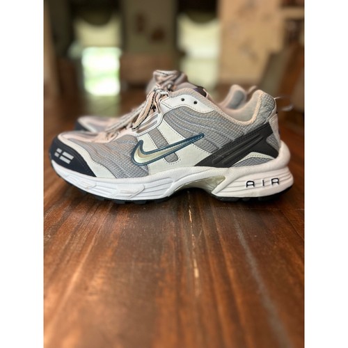 Vintage Nike Air Copious Running Shoes Athletic Sneakers Gray White ...