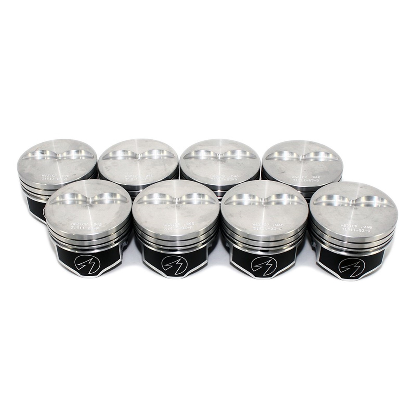Speed Pro Small Block Chevy 350 Flat Top Pistons .30 Bore 5.7 ...