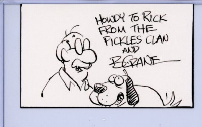 3x5 Original Cartoon Art by Brian Crane Comic Strip Pickles Earl ...