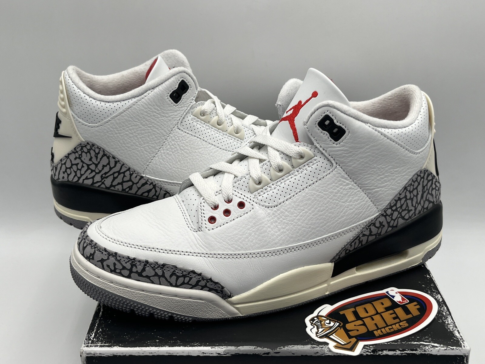 New Air Jordan 3 White Cement Reimagined 2023 Size… - Gem