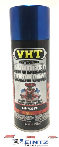 VHT SP451 BLUE Anodized Color Coat - High Heat Coating - 11 oz Aerosol ...