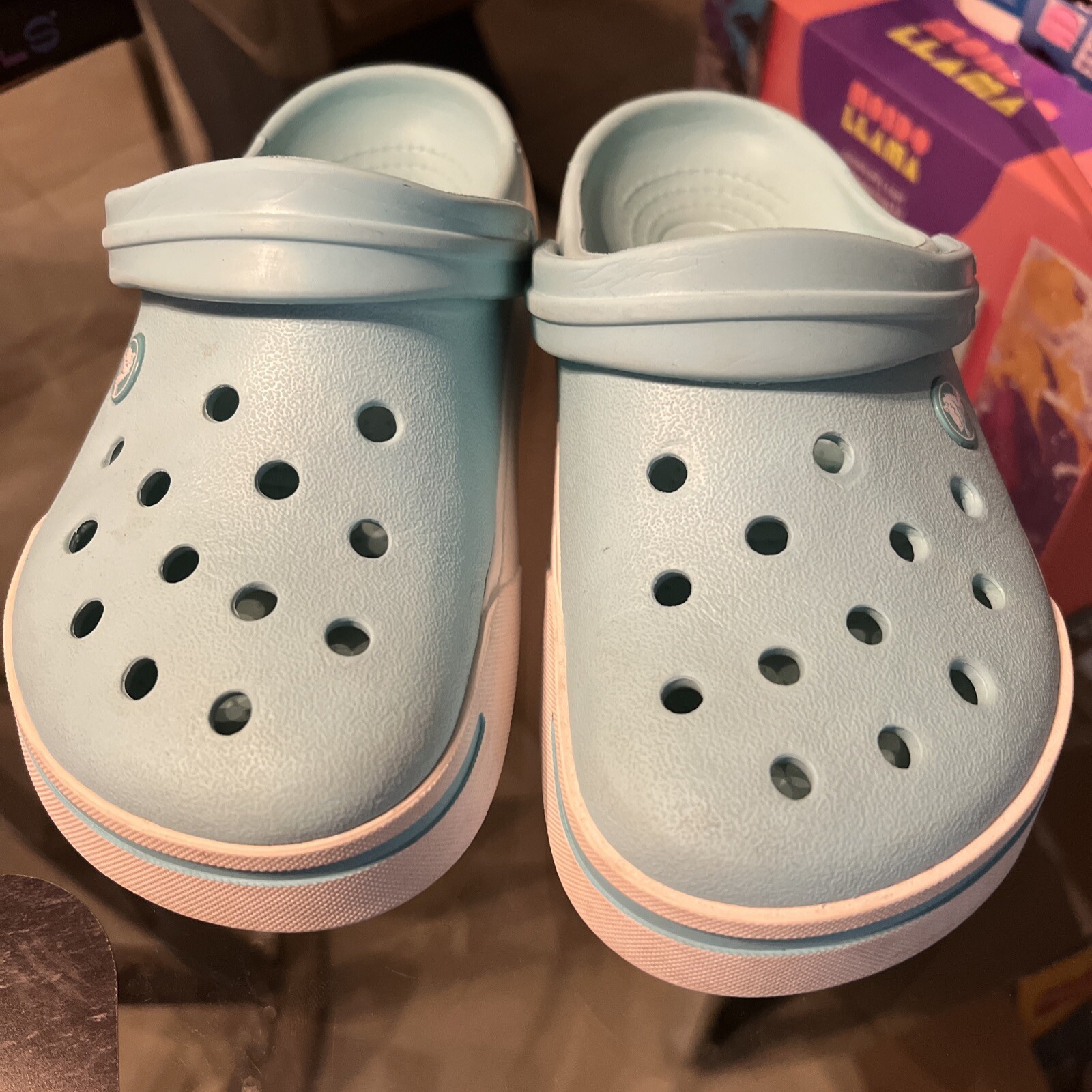 CROCS CROCBAND II MEN'S WOMEN'S SKY BLUE CLOGS Size 4… - Gem