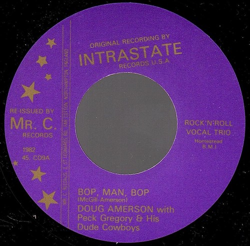 DOUG AMERSON SINGLE MR. C. RECORDS " BOP, MAN, BOP " [UK] | eBay