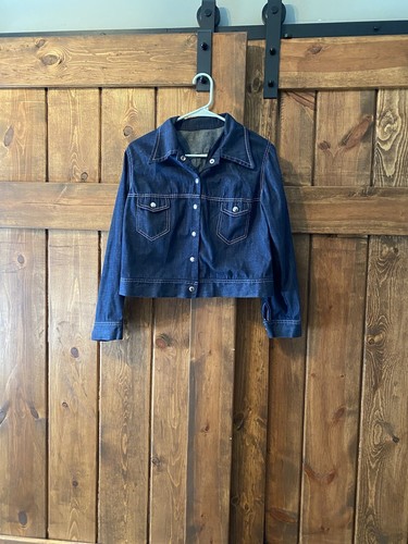 Vintage Handmade Dagger Collar Denim Jacket | eBay