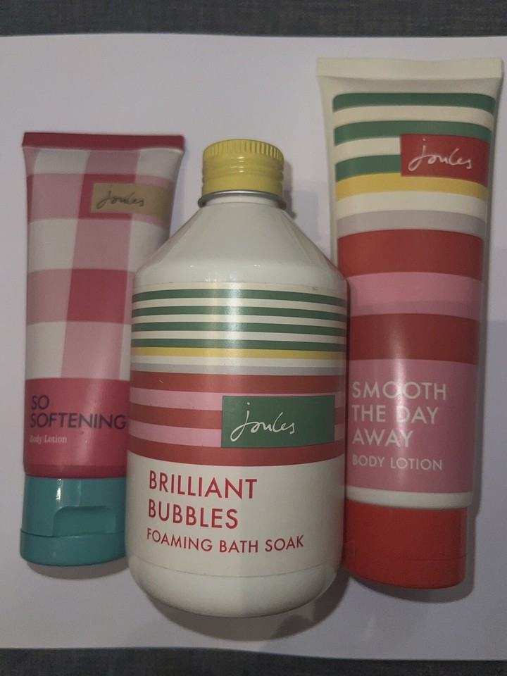 Joules Body Lotion And Foaming Bath Soak Bundle | eBay UK